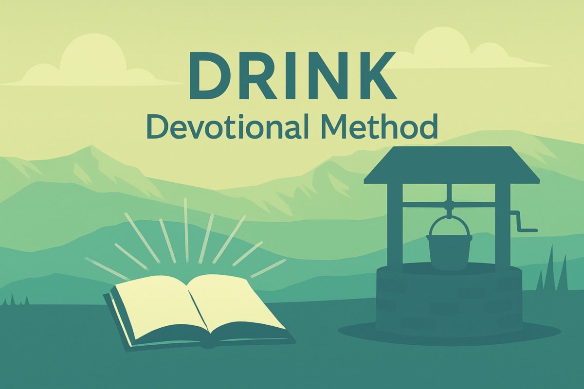 DRINK Devotional Method: Trust in the Lord (Proverbs 3) - Edmon Agron
